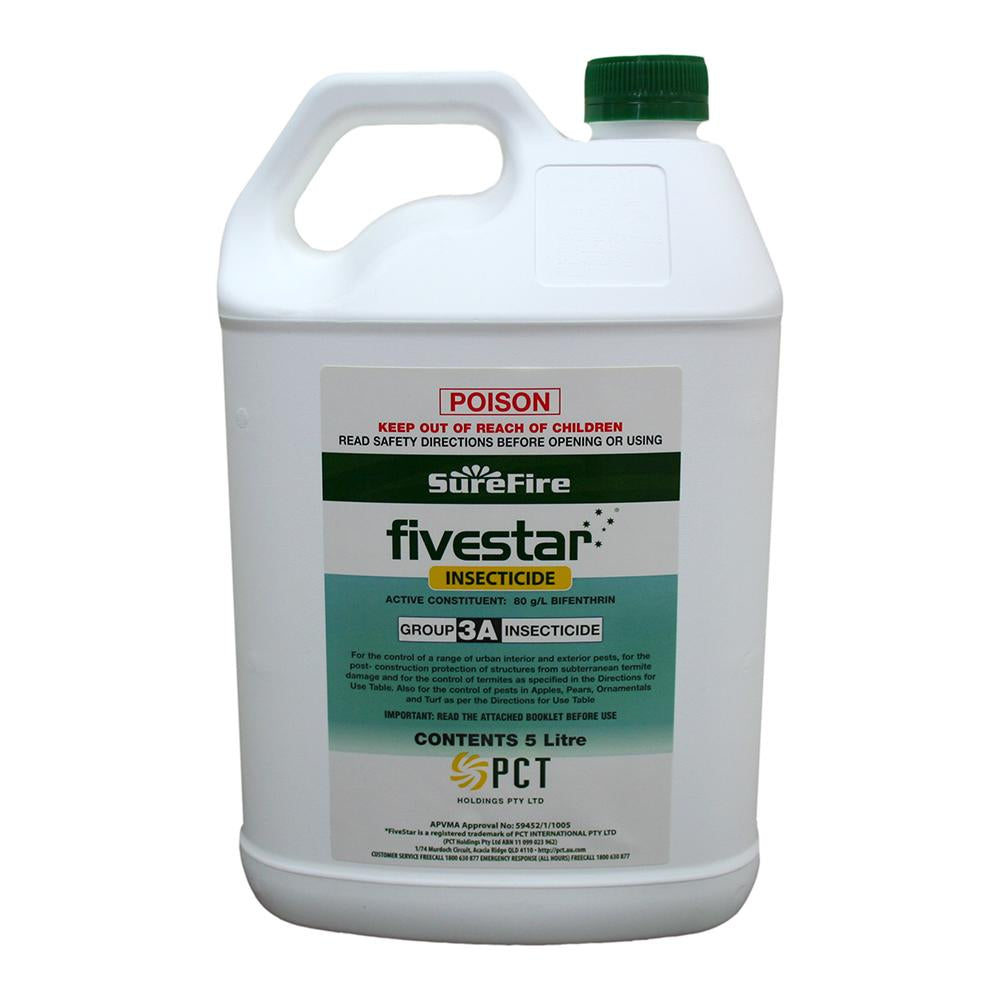 Surefire Fivestar Insecticide Suspension Conentrate 5L – Pest Wholesale